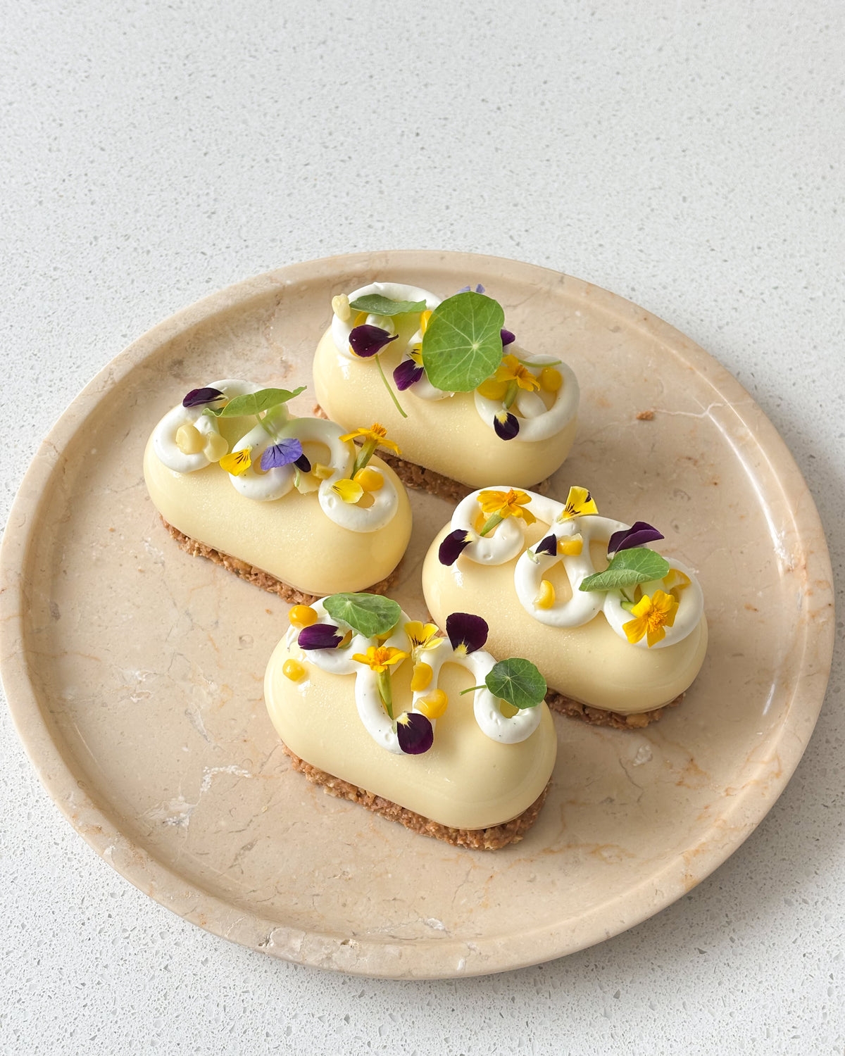 Fresh corn and caramel mousse | Lecavalier Petrone